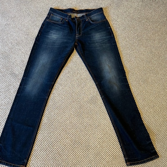 Nudie Jeans | Jeans | Nudie Mens Dark Denim Dude Dan Jeans | Poshmark